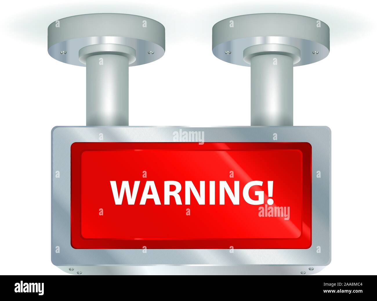 Rectangular metal panel Stock Vector Images - Alamy