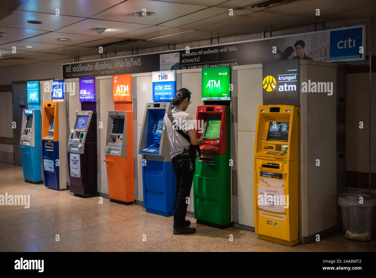 Atm machine thailand hi-res stock photography and images - Alamy