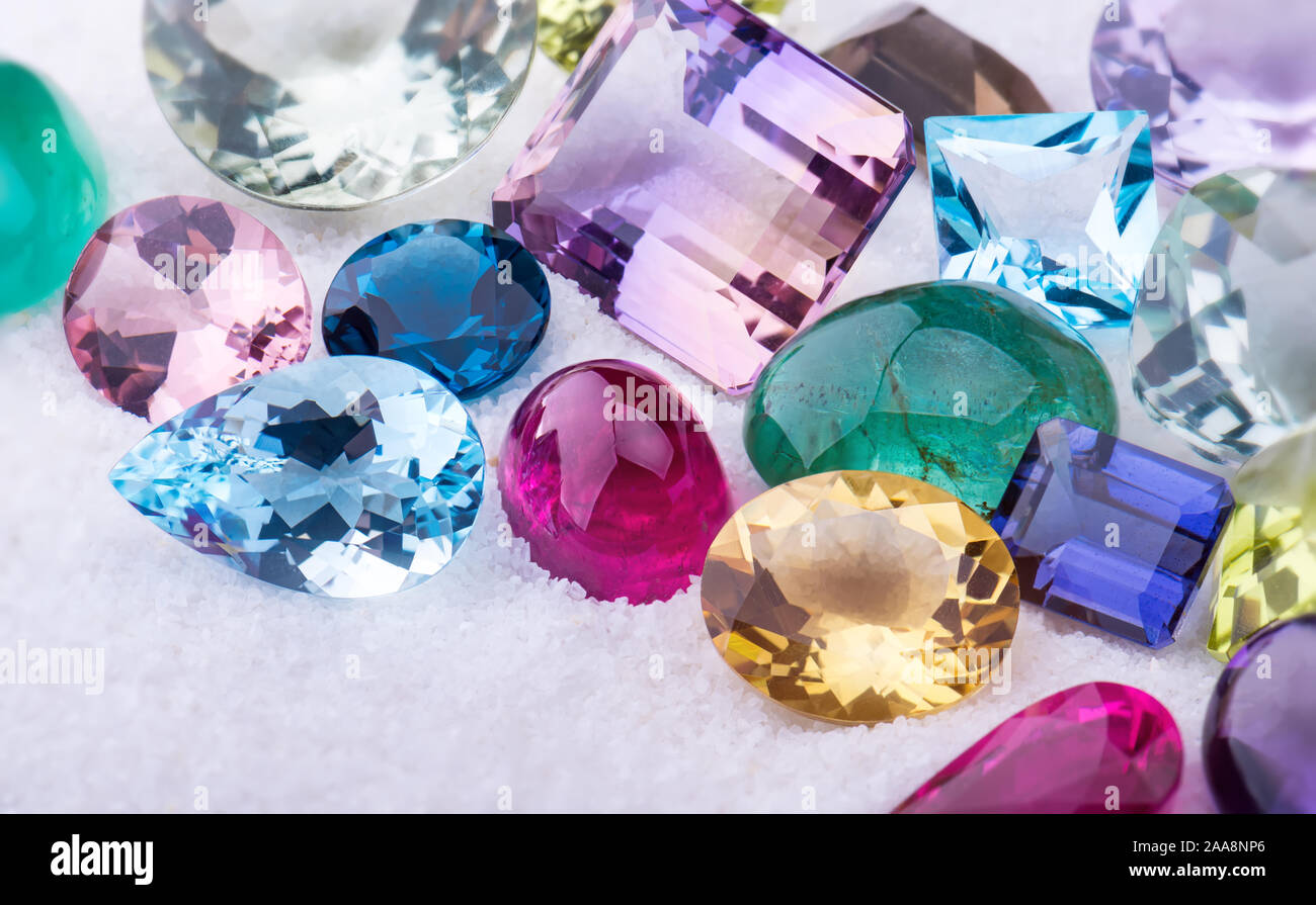 Mix gems hi-res stock photography and images - Alamy