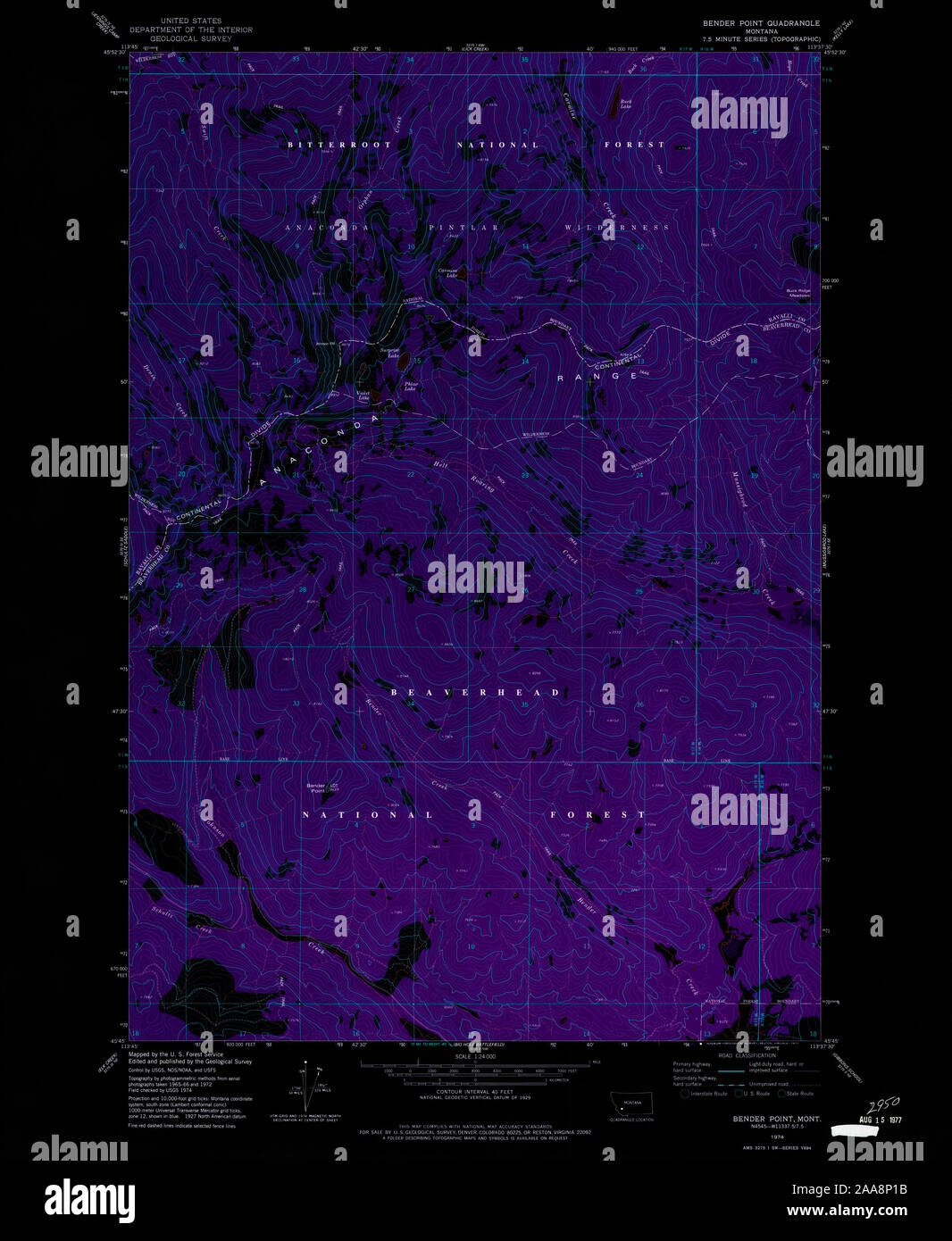 Map of bender hi-res stock photography and images - Alamy