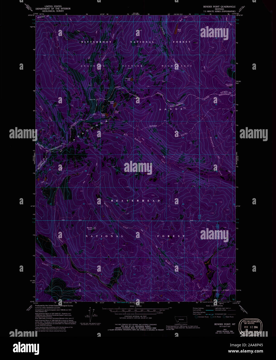 Map of bender hi-res stock photography and images - Alamy