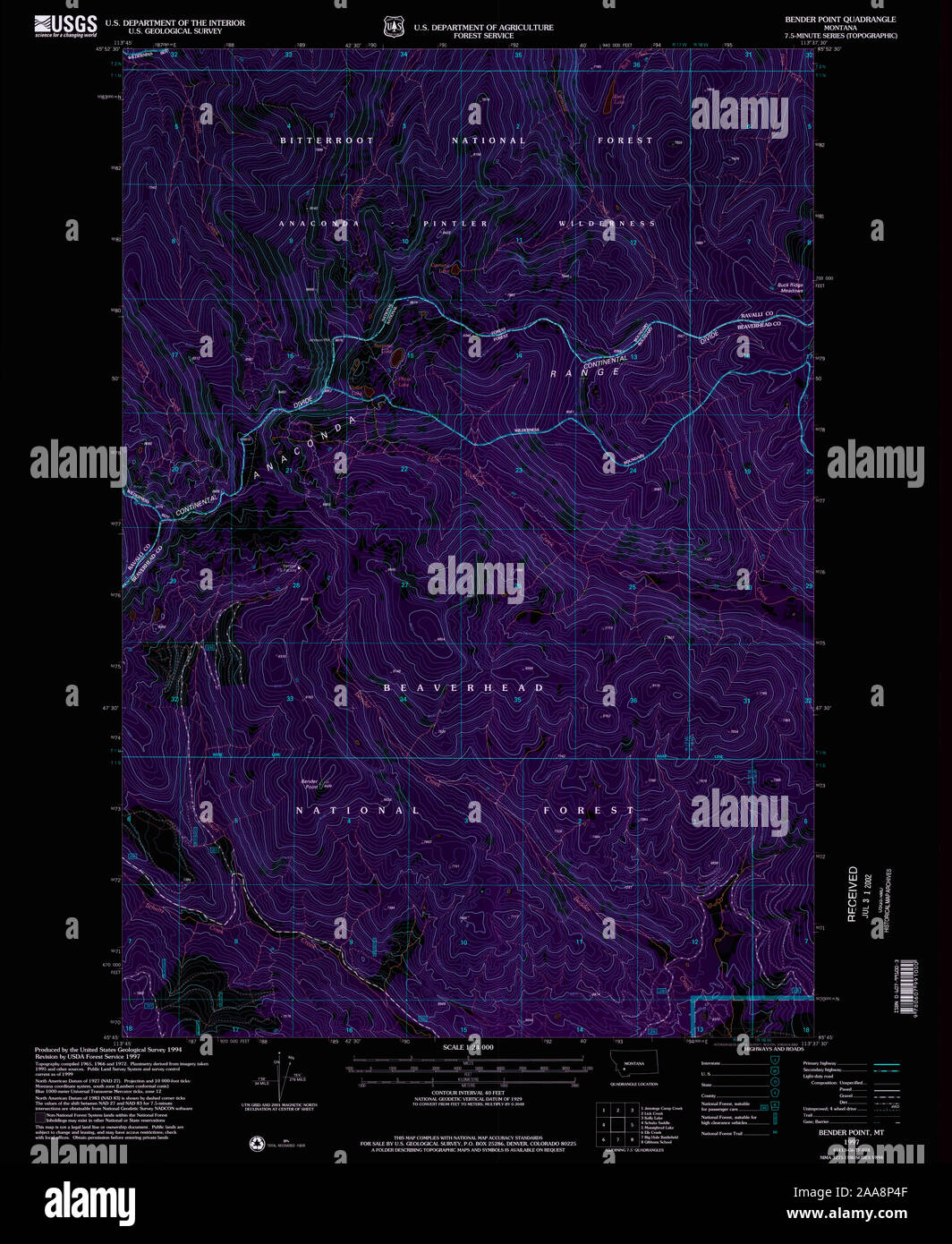 Map of bender hi-res stock photography and images - Alamy