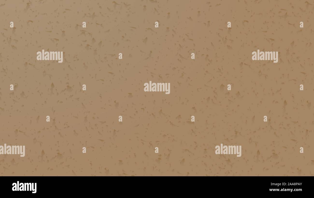 Vintage kraft paper background. Wall with shabby plaster Stock Vector ...