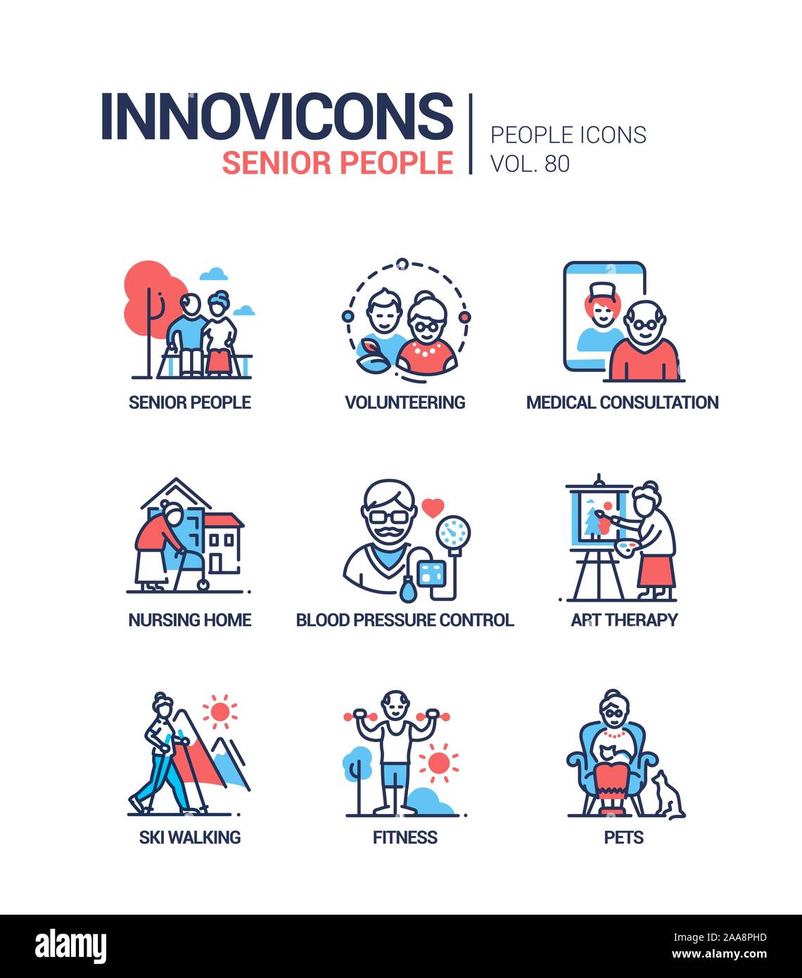 Walk people park line Cut Out Stock Images & Pictures - Alamy