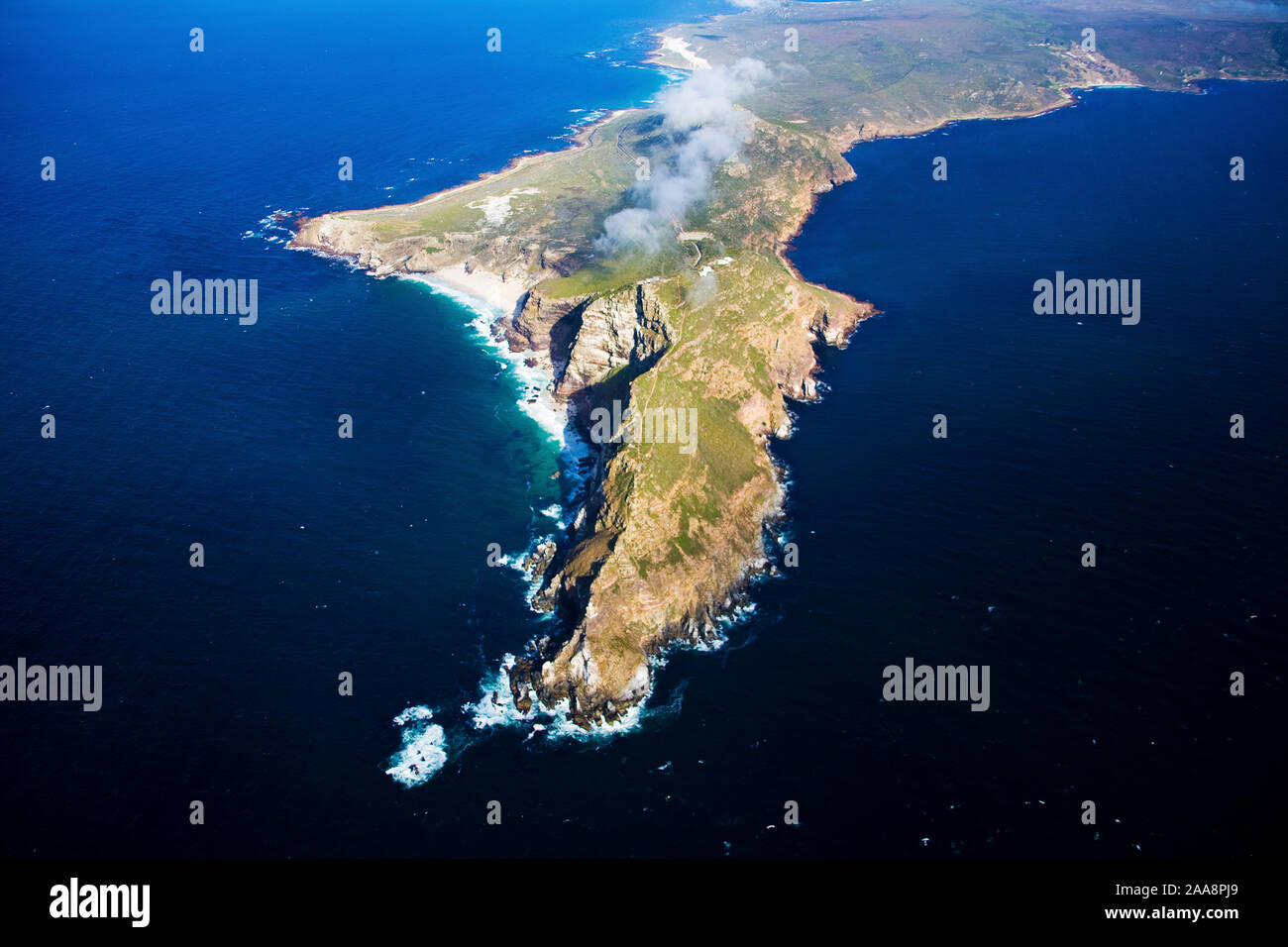Aerial of Cape Point, Cape Town, South Africa Stock Photo - Alamy