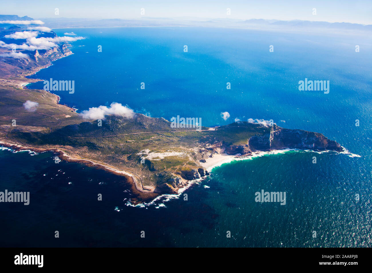Aerial of Cape Point, Cape Town, South Africa Stock Photo - Alamy