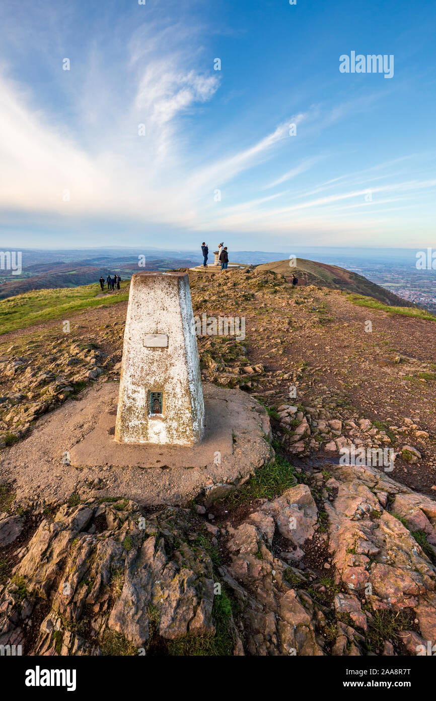 The Triangulation Point and Toposcope at Worcestershire Beacon in the ...