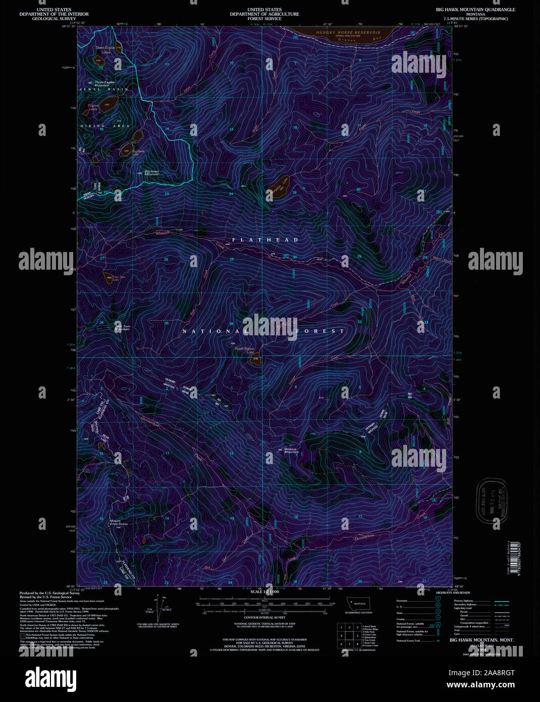 Hawk mountain map hi-res stock photography and images - Alamy
