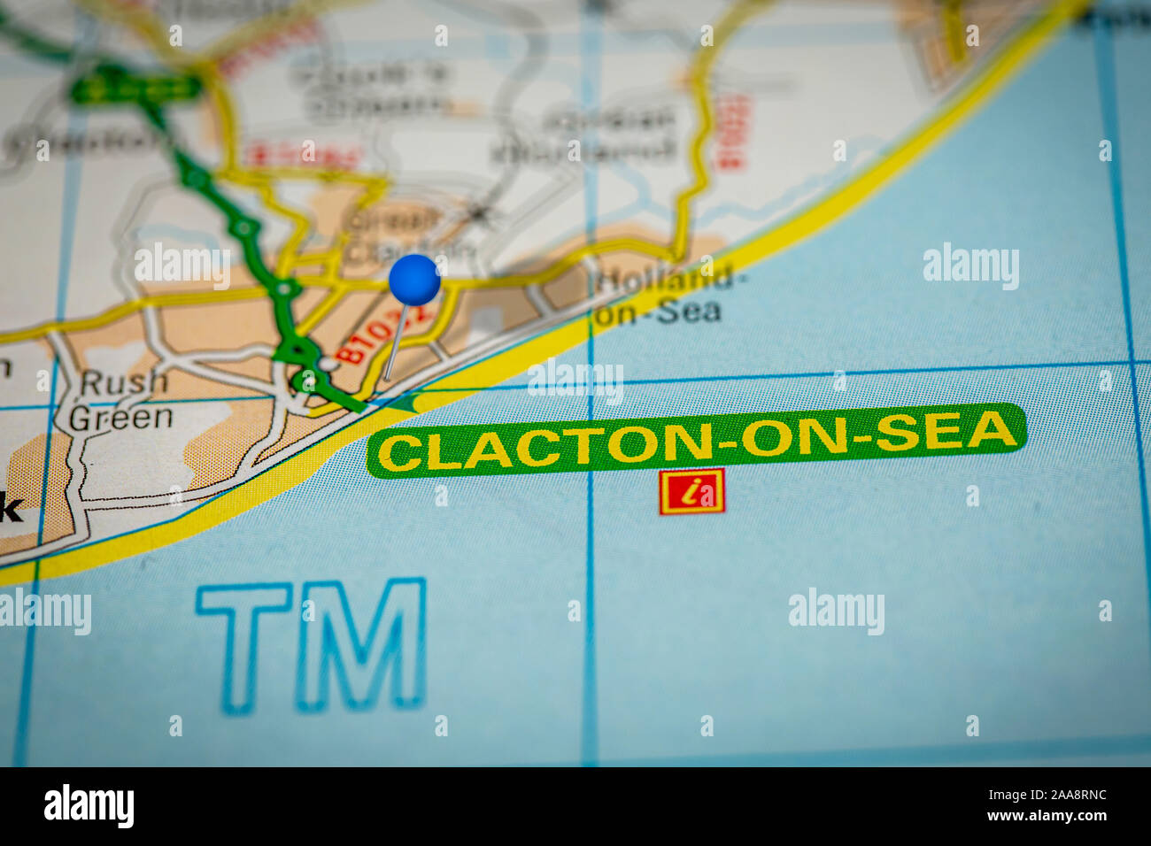 Map Of Clacton High Resolution Stock Photography and Images - Alamy