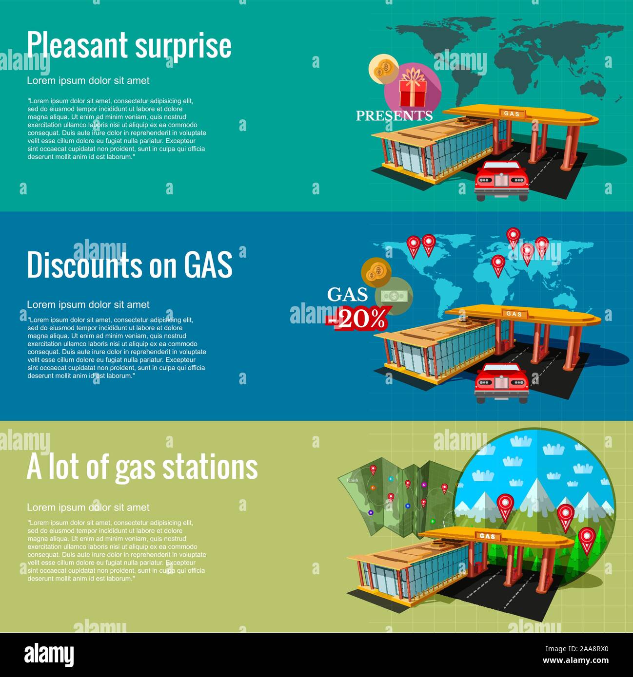 Gas station discount, surprise and location business planning ...