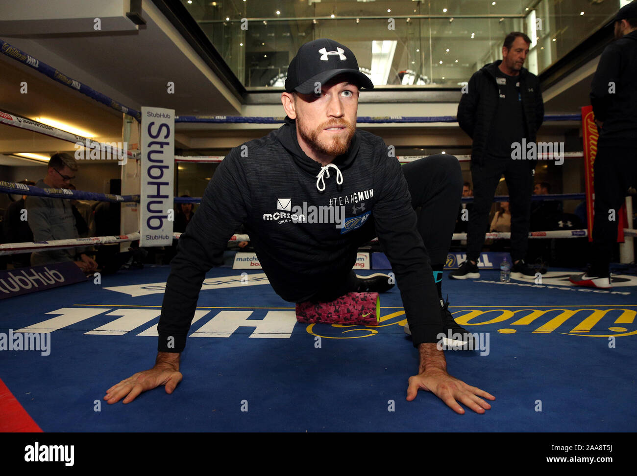 Callum Smith during the public workout at JD Gyms Liverpool Stock Photo ...
