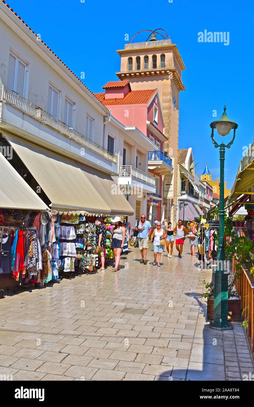 A view along Lithostroto, the main shopping street in the centre of the ...