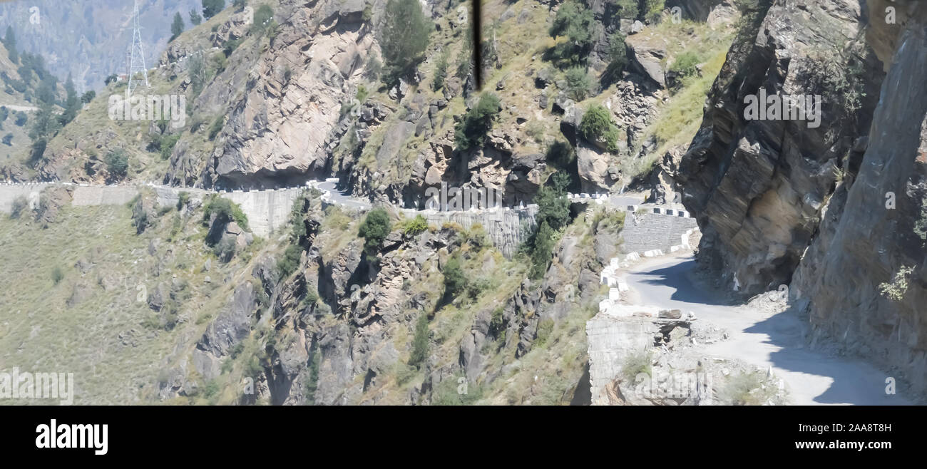 Road view over atlas mountains hi-res stock photography and images - Alamy