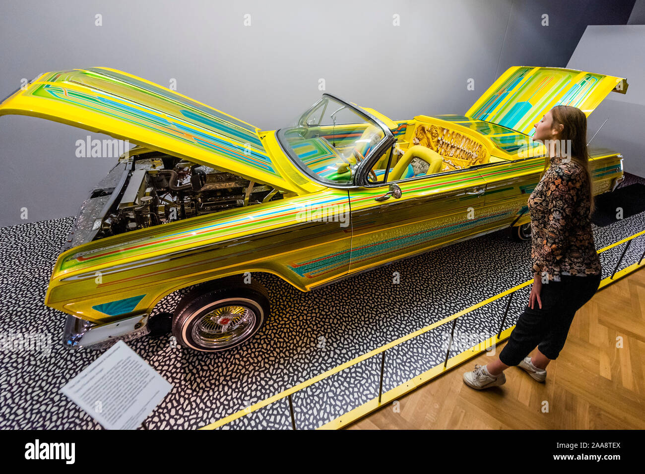 London, UK. 20th Nov, 2019. Tipsy/Guardian Angel, (lowrider) based on a ...