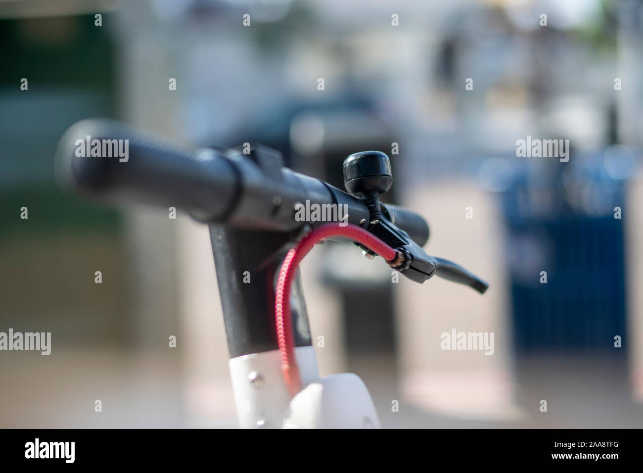 Shared electric scooters hi-res stock photography and images - Alamy