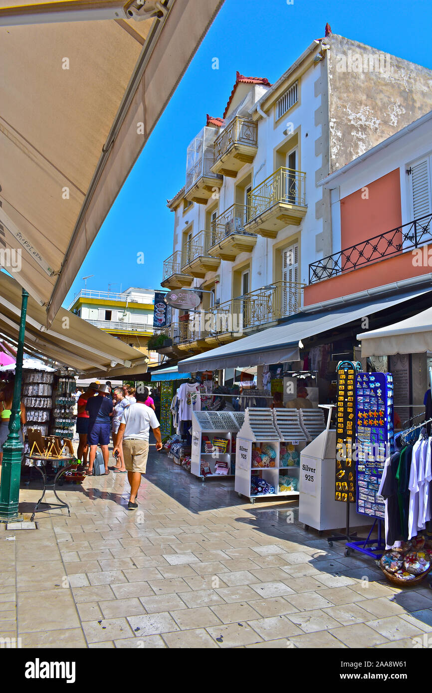 A view along Lithostroto, the main shopping street in the centre of the ...