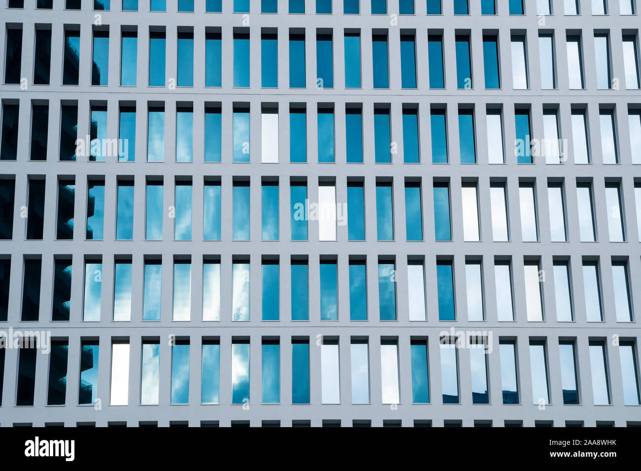 Office building windows background. Abstract geometrical pattern formed ...