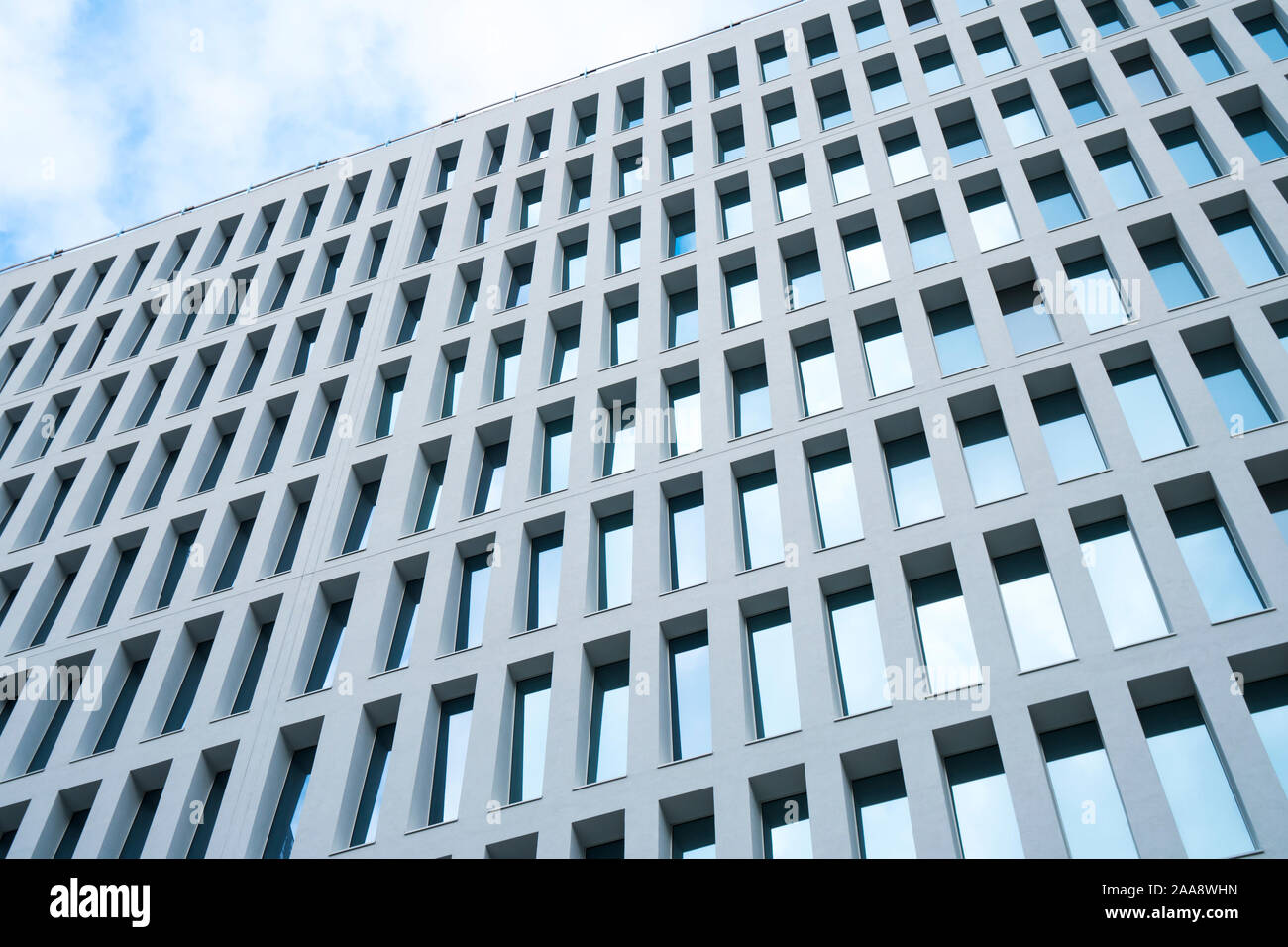 Office building windows background. Abstract geometrical pattern formed ...