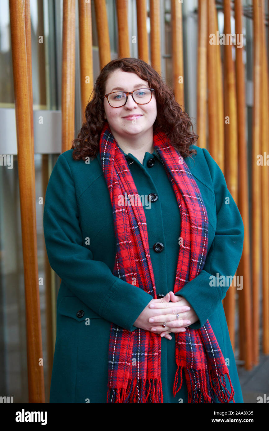 Edinburgh, Scotland. 20 November. 2019. Danielle Rowley, our PPC for ...