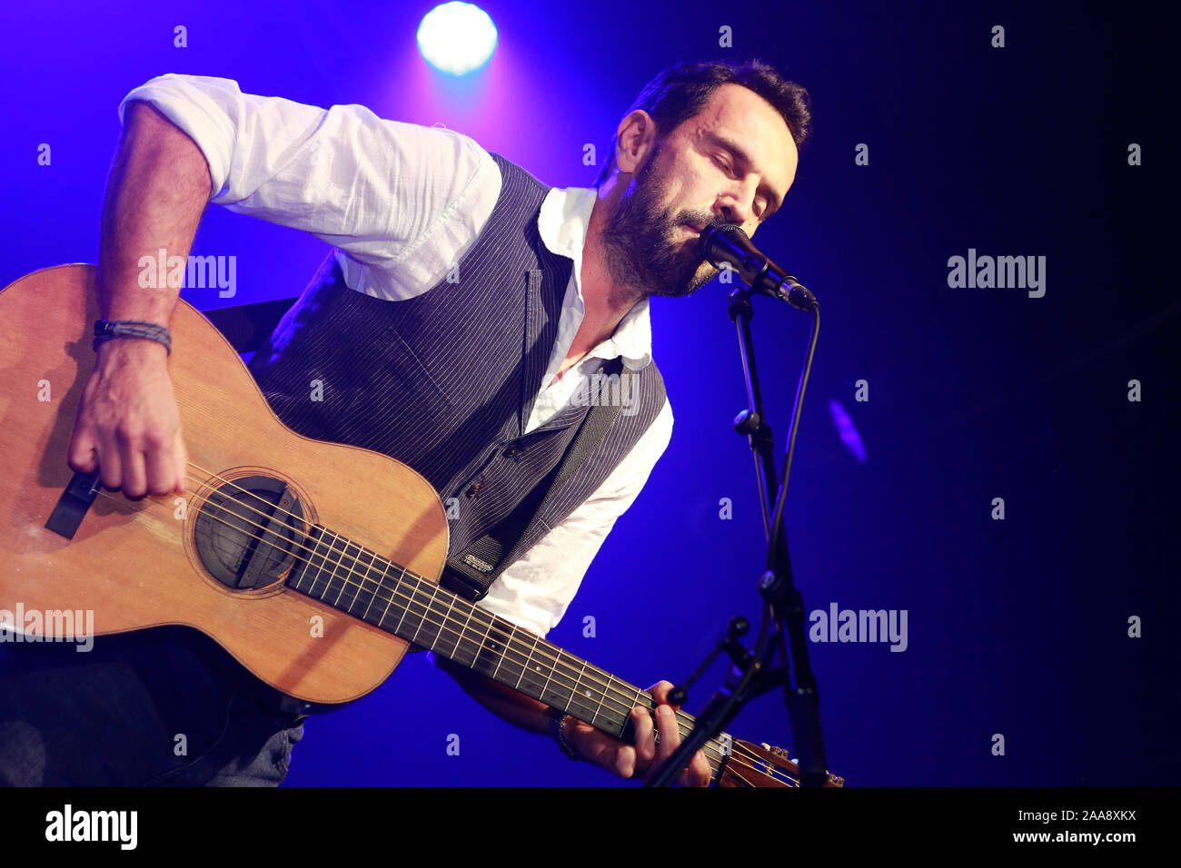 Cabaret Sauvage, Paris, France - 09/27/17- Concert of Gerard de Palmas ...