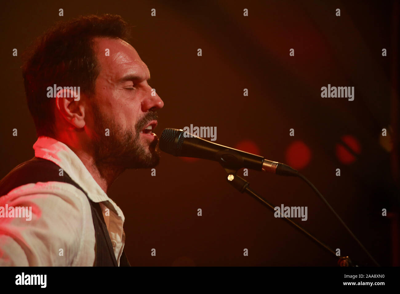 Cabaret Sauvage, Paris, France - 09/27/17- Concert of Gerard de Palmas ...