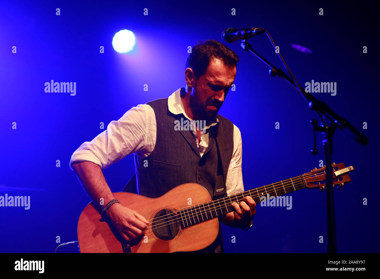 Cabaret Sauvage, Paris, France - 09/27/17- Concert of Gerard de Palmas ...