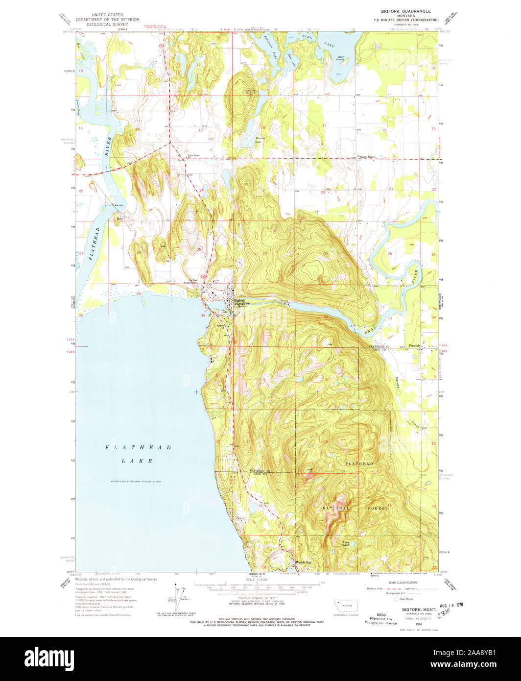 Bigfork montana Cut Out Stock Images & Pictures - Alamy