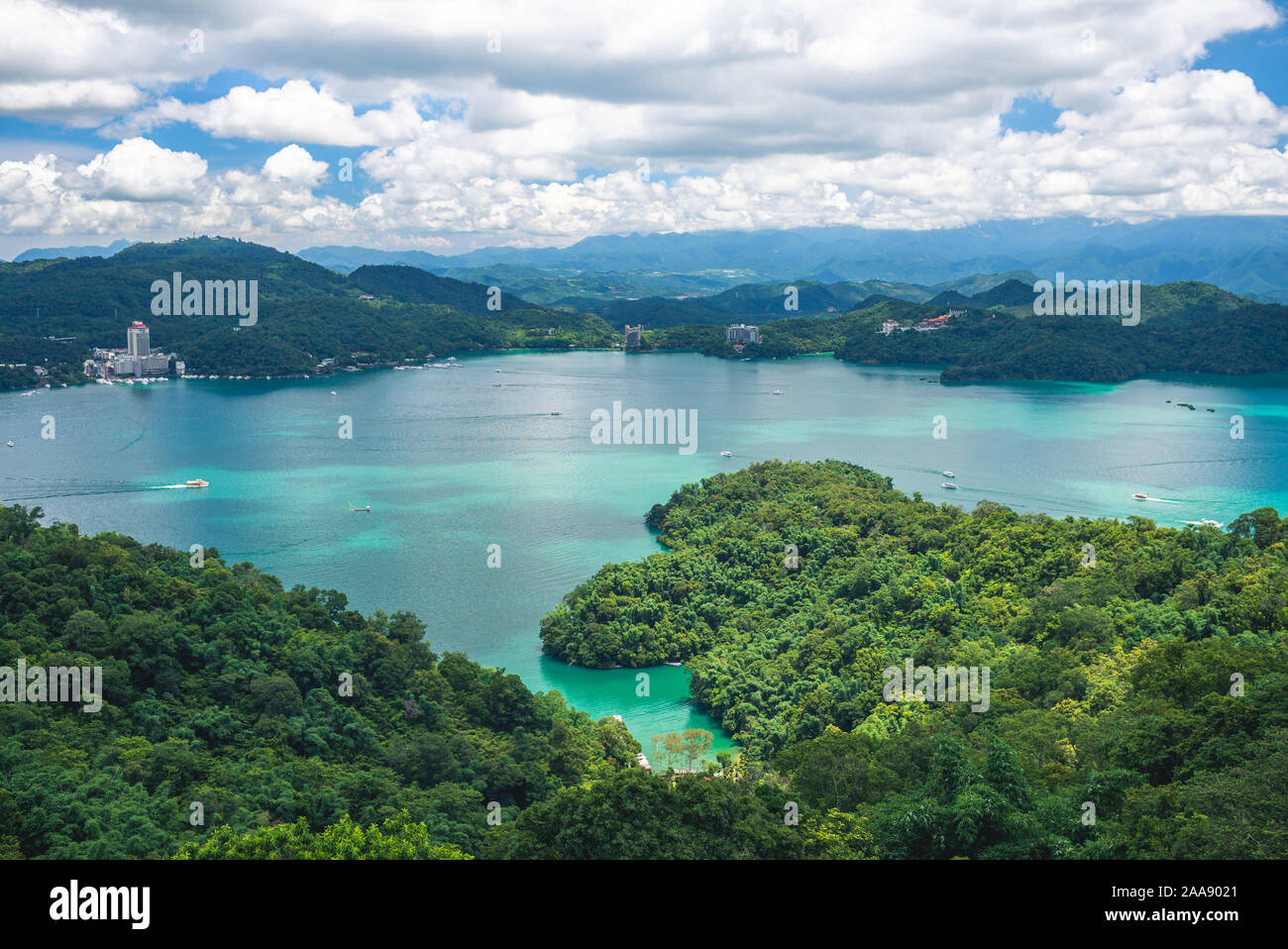Landscape of Sun-Moon Lake in Nantou, Taiwan Stock Photo - Alamy