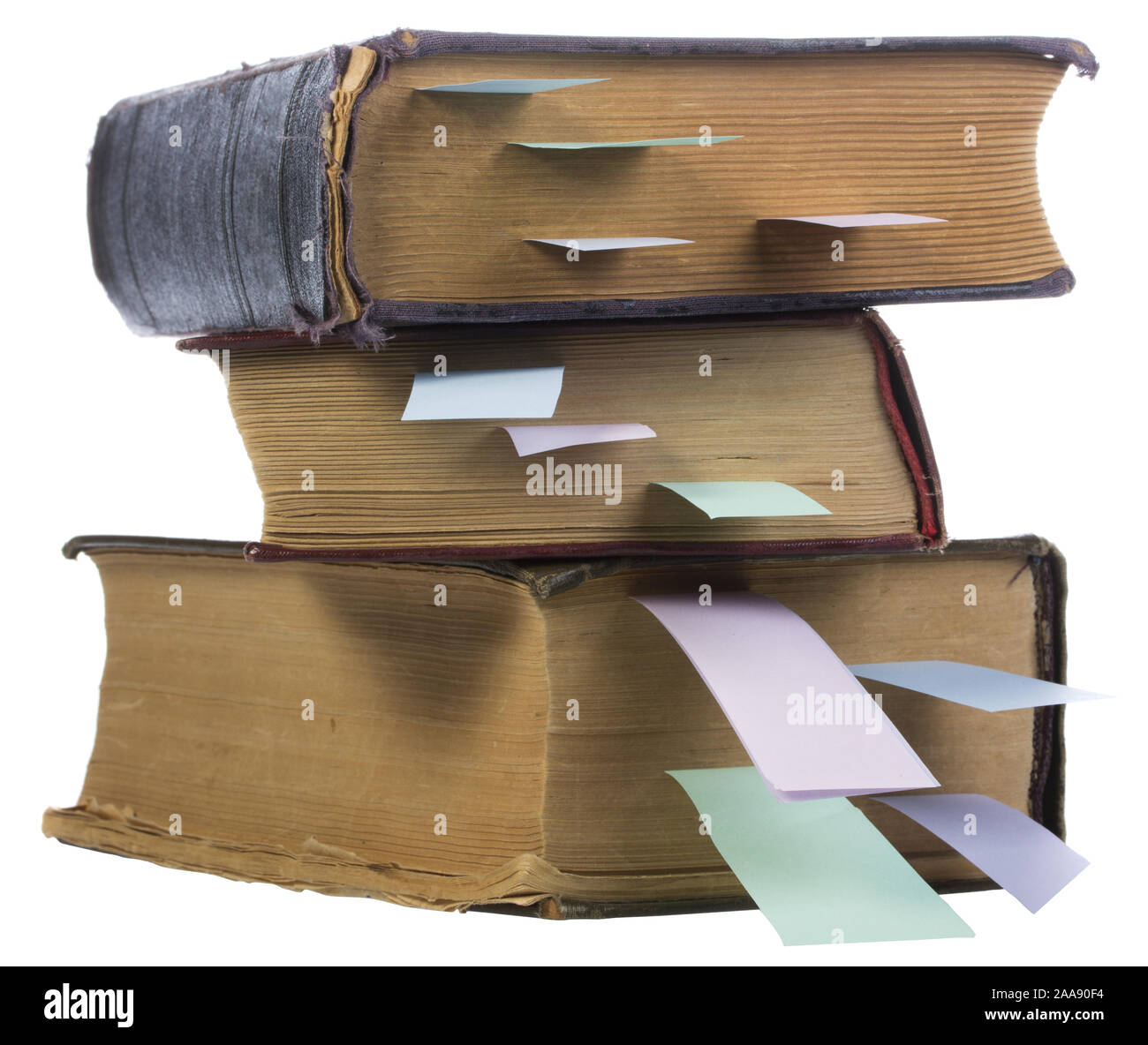 Aged books lying on each other Stock Photo - Alamy