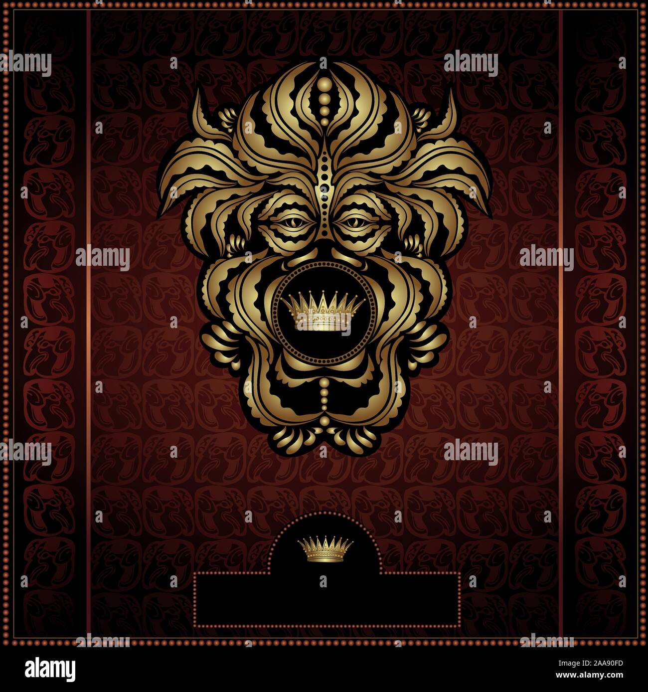 aztec luxury background Stock Vector Image & Art - Alamy