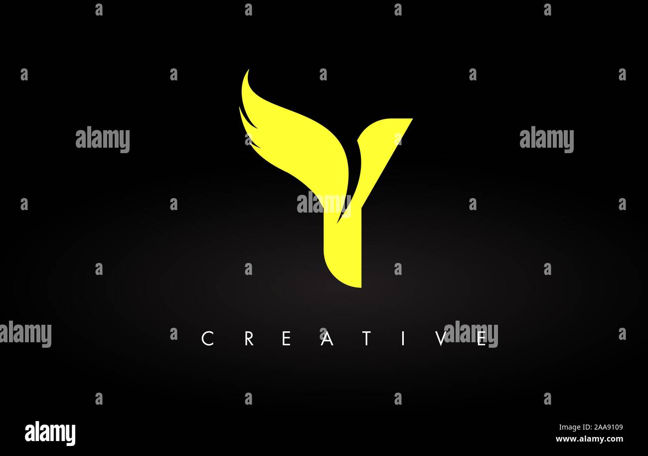 Yellow wing Stock Vector Images - Alamy