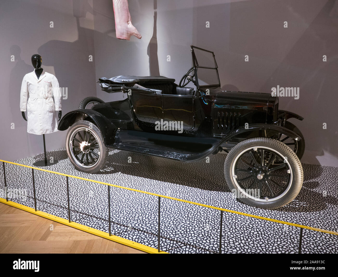 Ford Model T Tourer 1926 at the V&A Exhibition 'Cars Accelerating the ...
