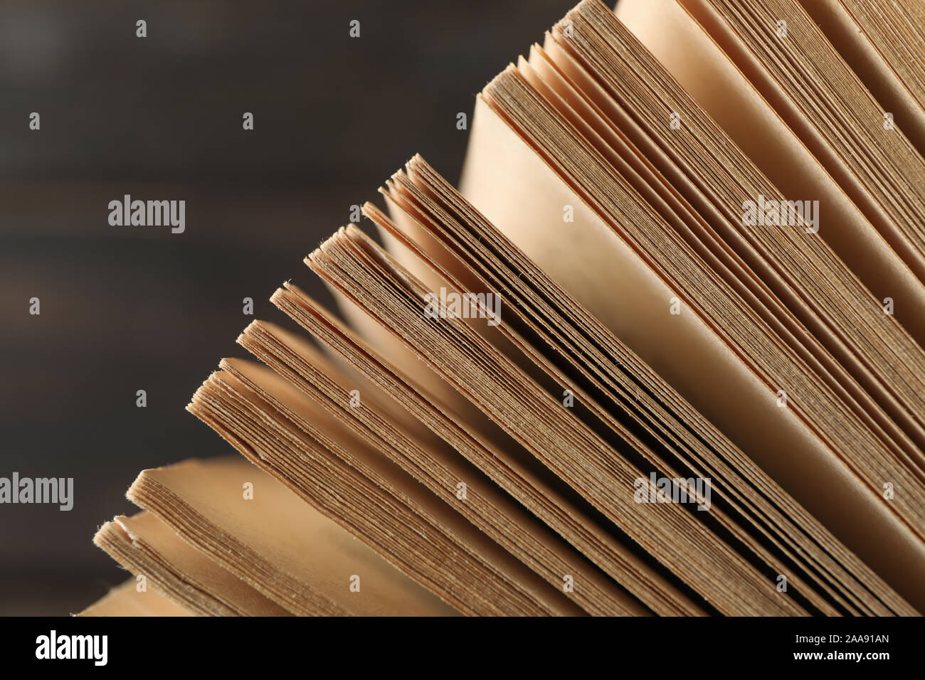 Closeup edge open book pages hi-res stock photography and images - Alamy