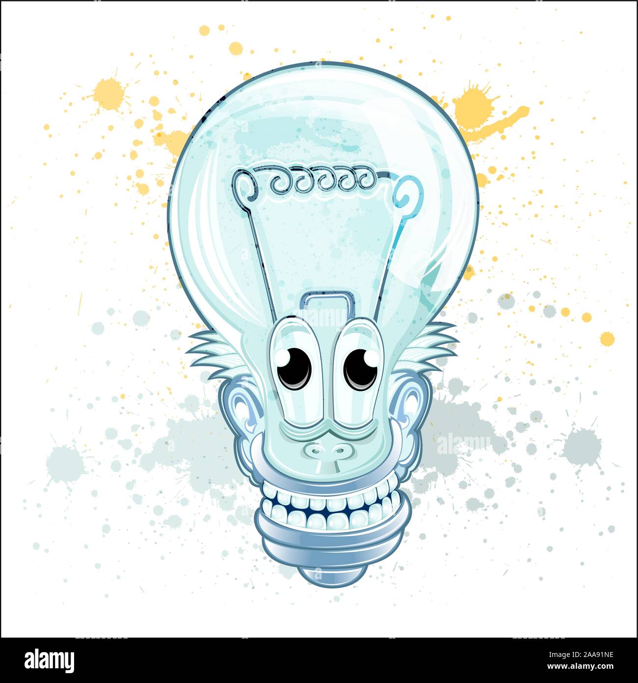 lamp cartoon character Stock Vector Image & Art - Alamy