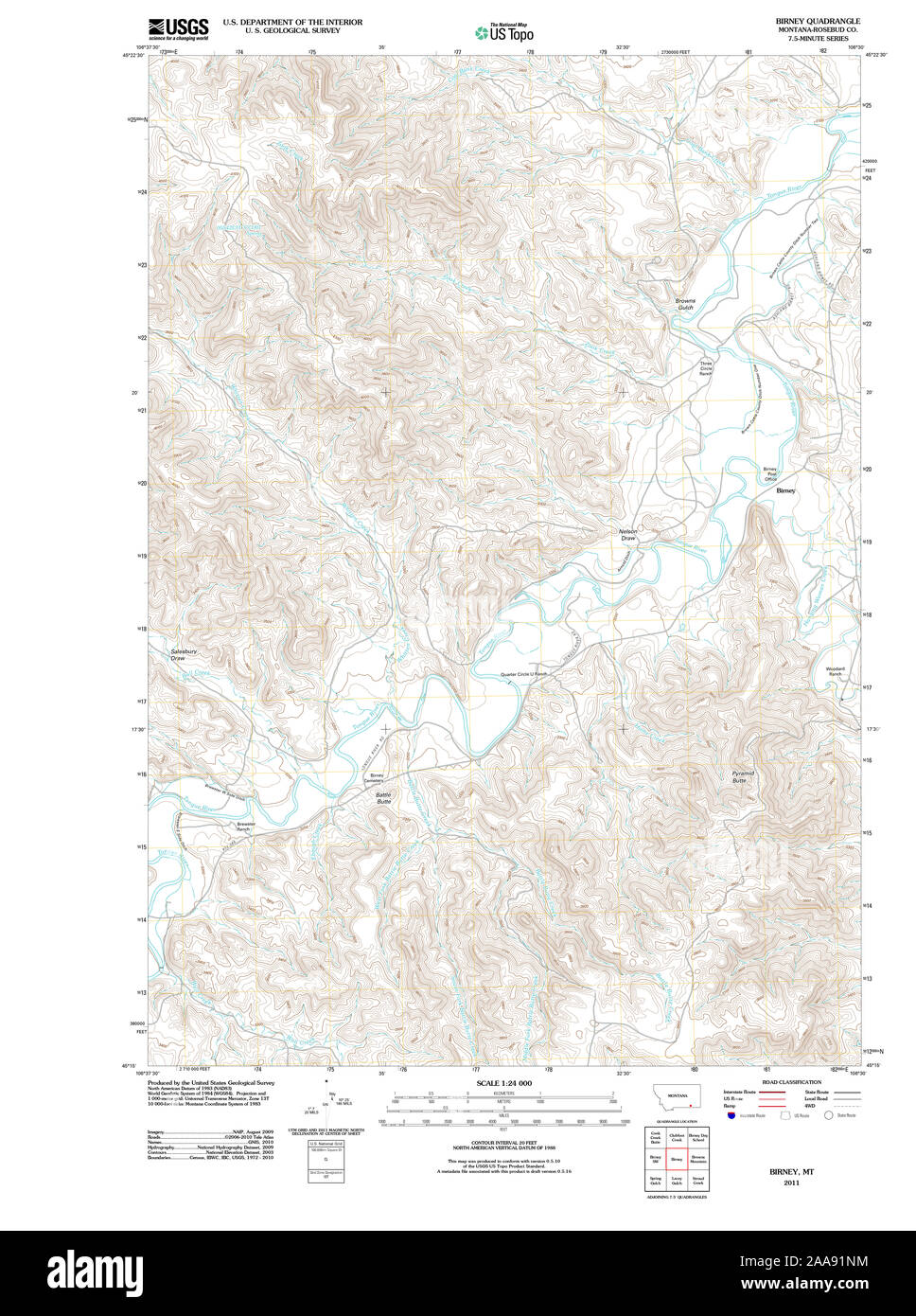 Map of birney hi-res stock photography and images - Alamy