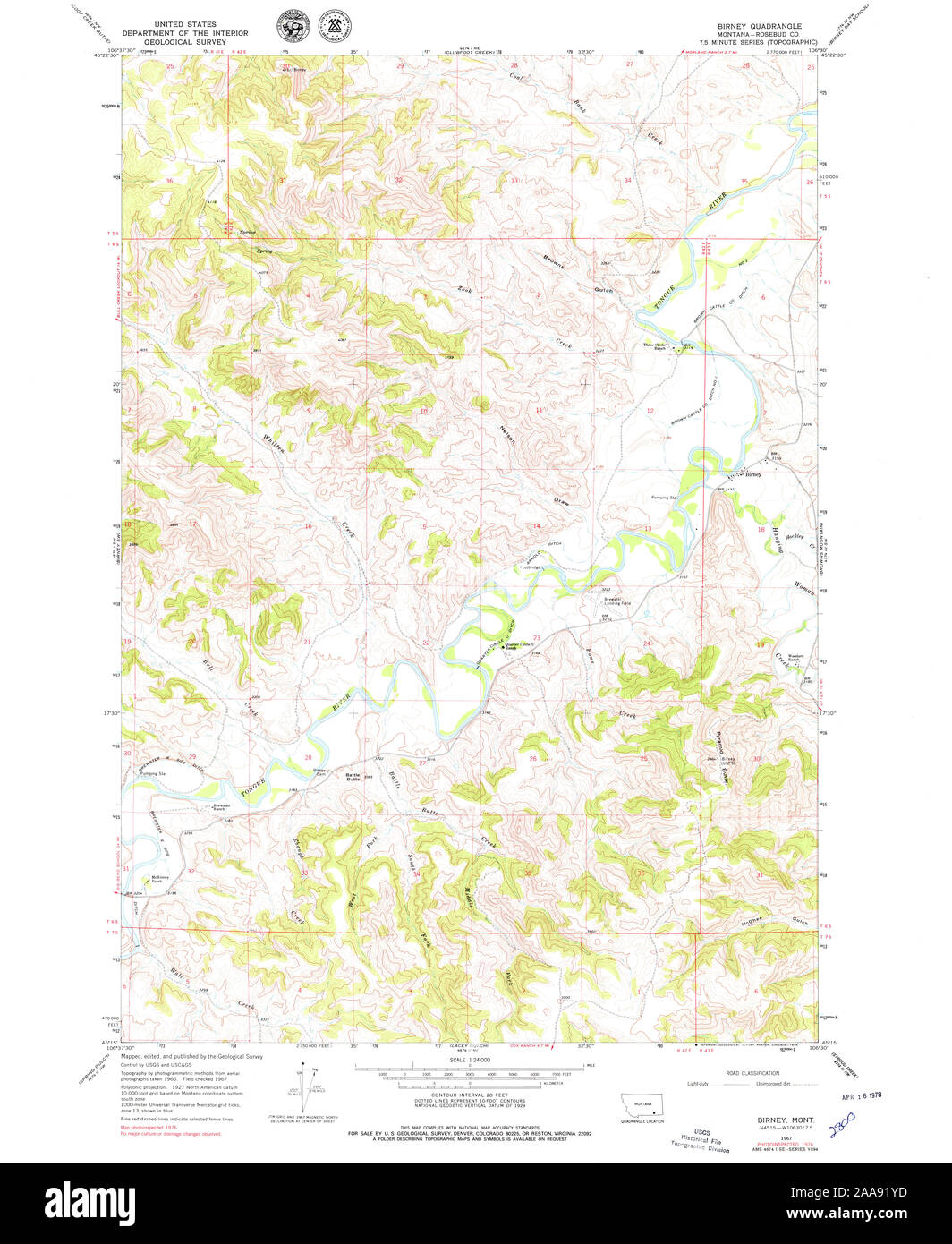 Map of birney hi-res stock photography and images - Alamy