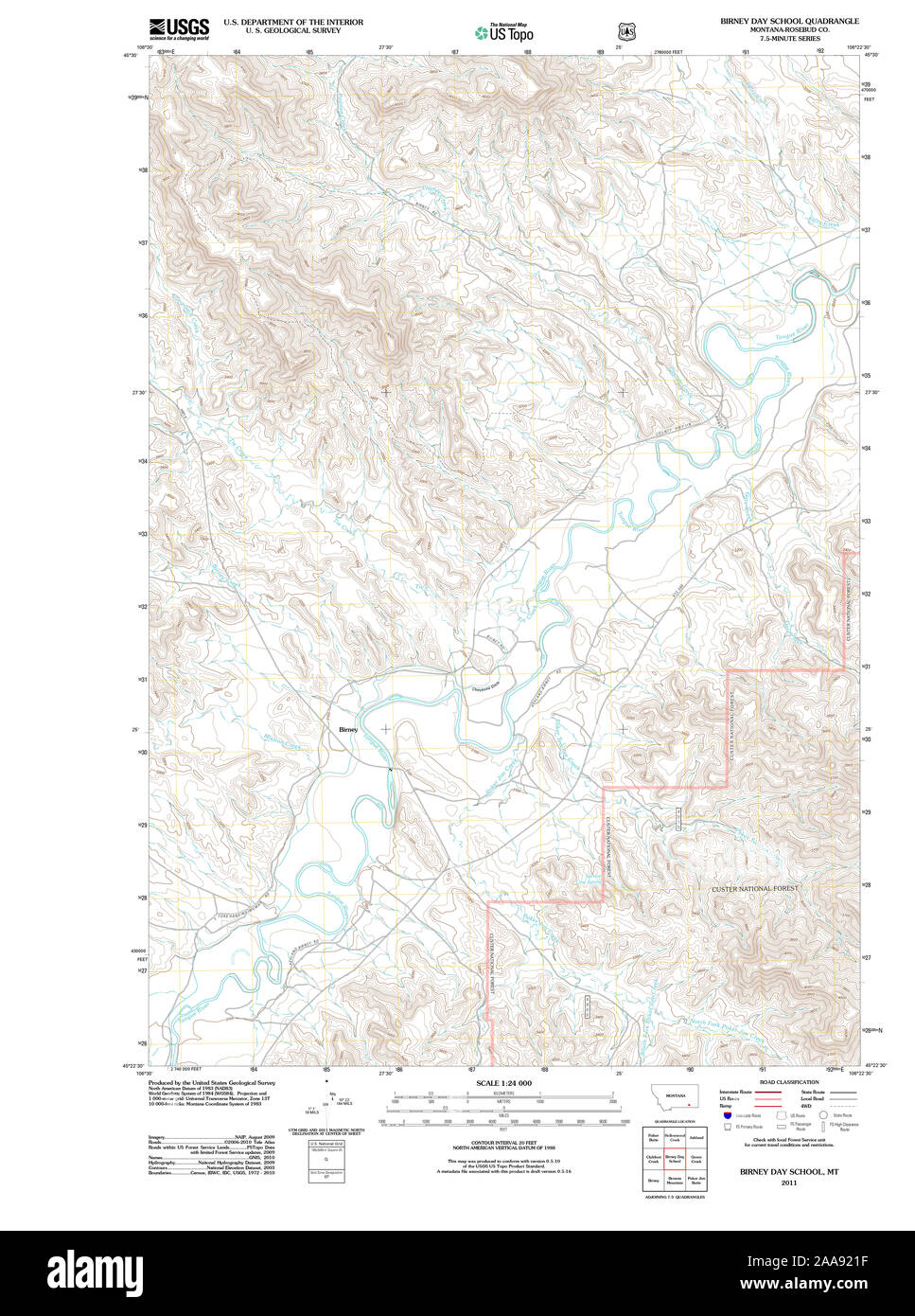 Map of birney hi-res stock photography and images - Alamy