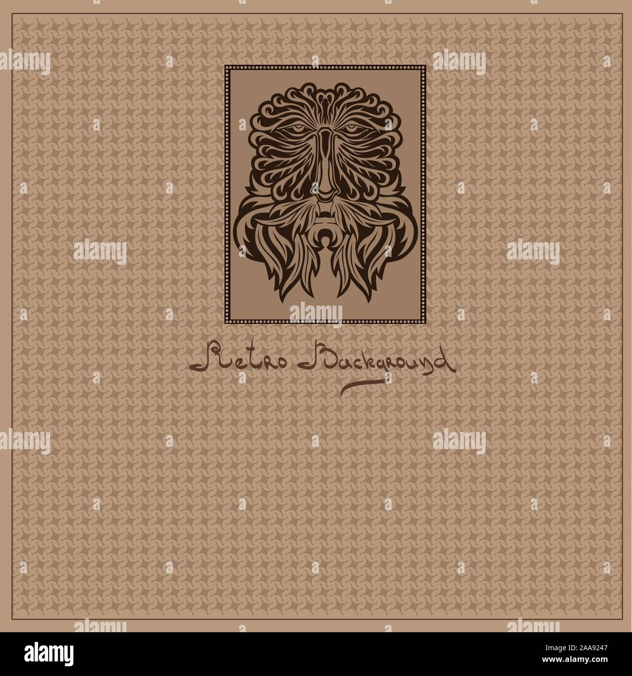 old book face spirit vintage background Stock Vector Image & Art - Alamy