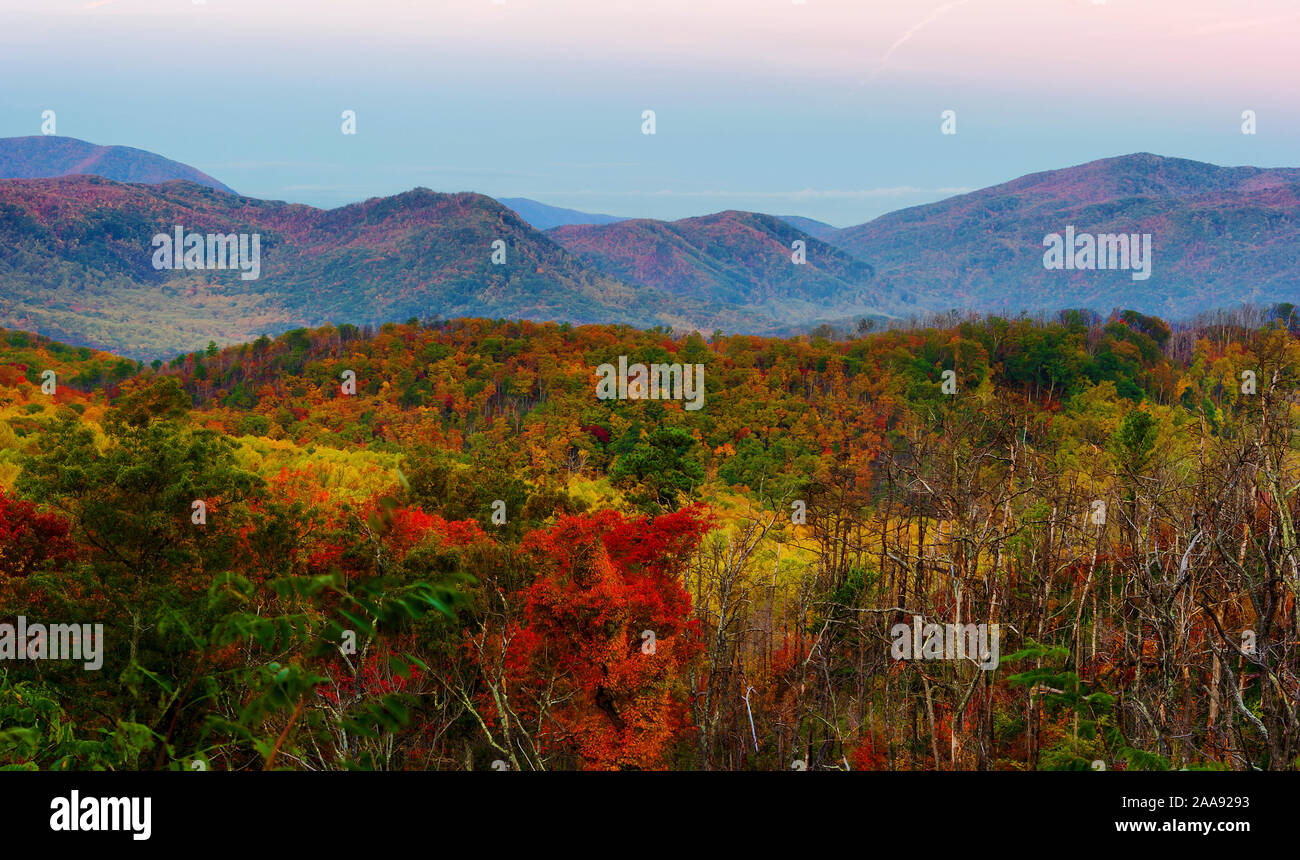 Roaring Fork Motor Trail located in the Smoky Mountains is five miles ...