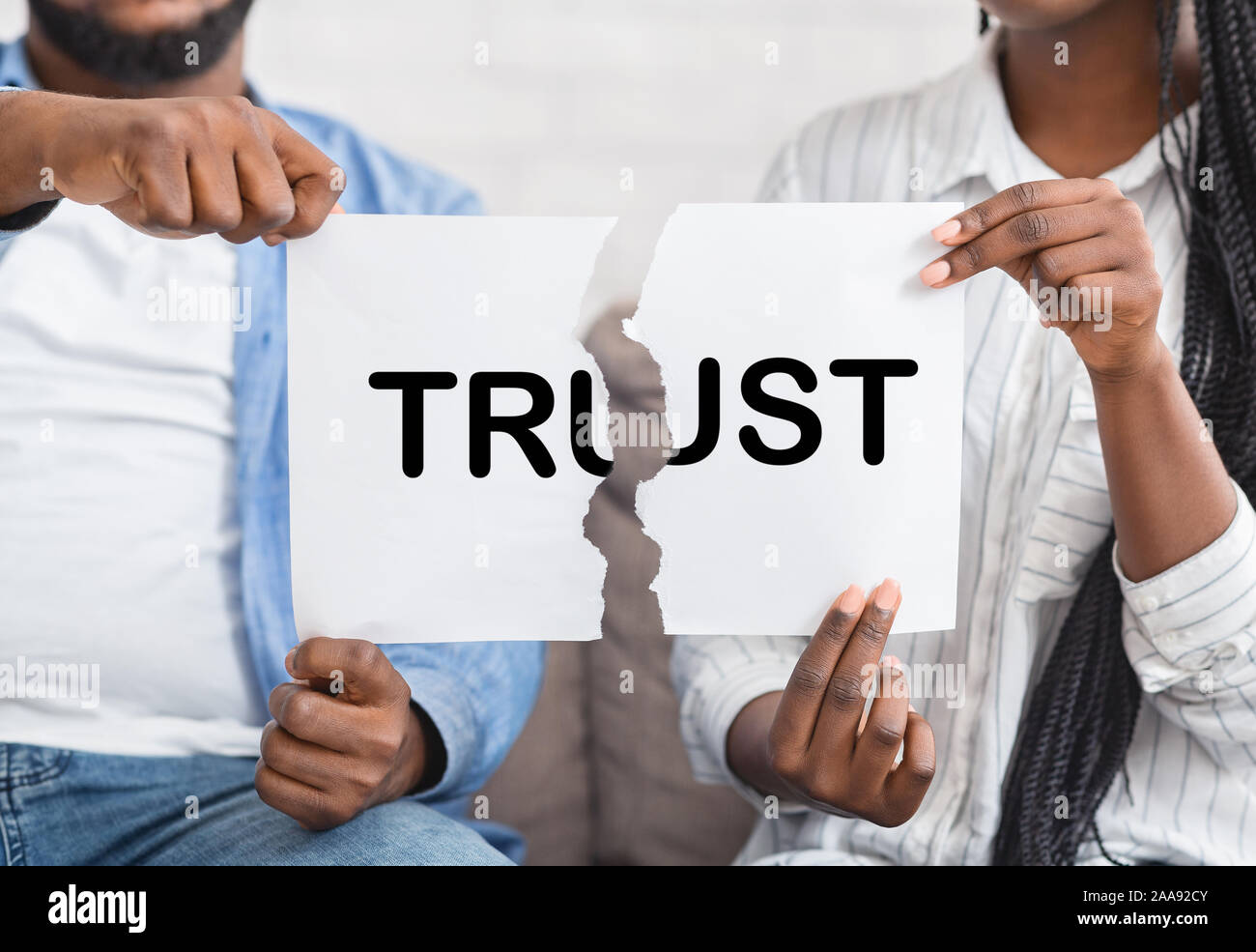 Man ripping paper hi-res stock photography and images - Alamy