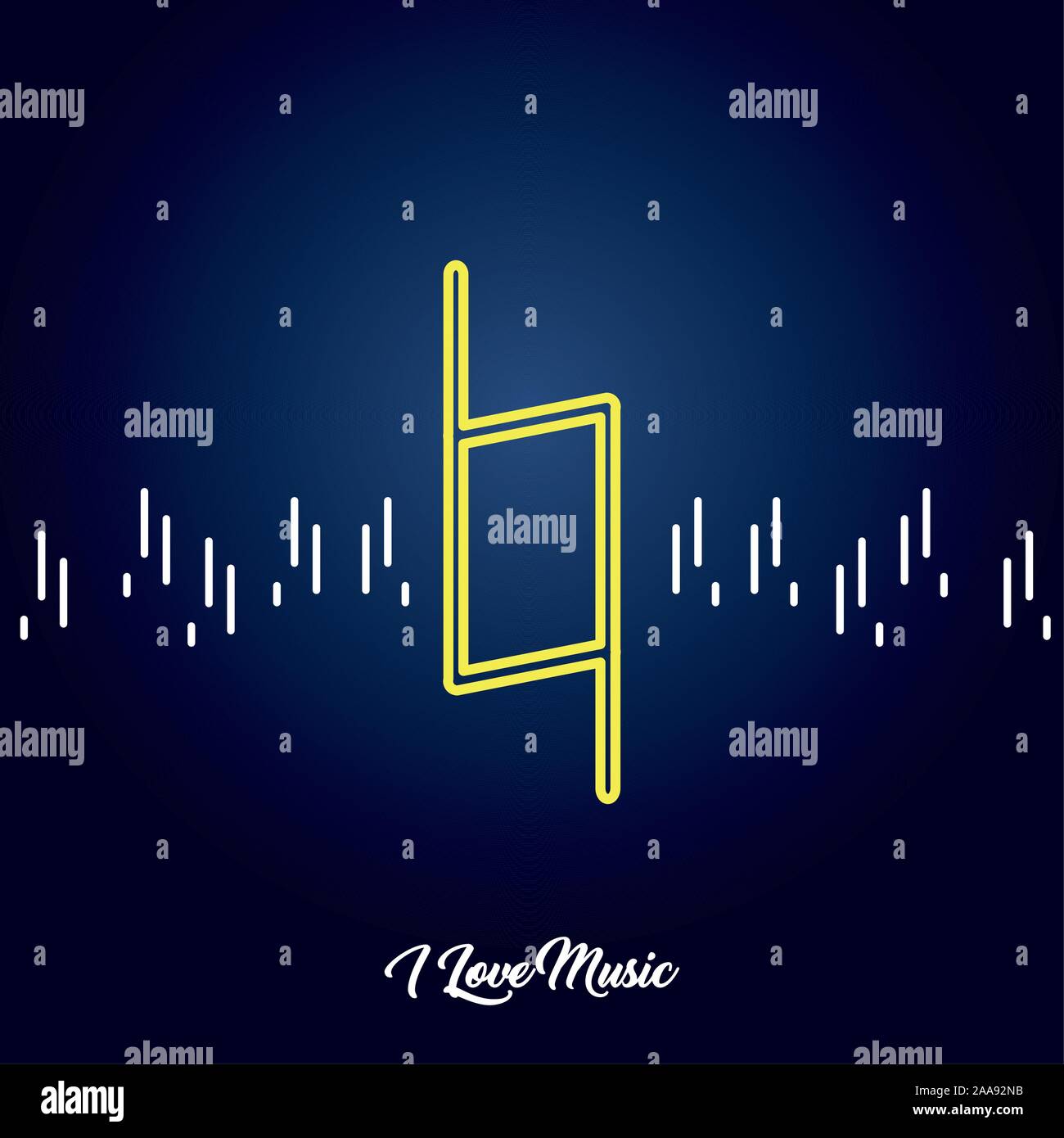Isolated musical note on a white background - Vector Stock Vector Image ...