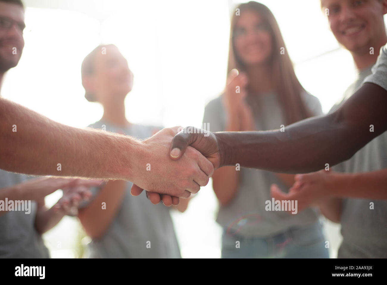 Male coach of girls team hi-res stock photography and images - Alamy