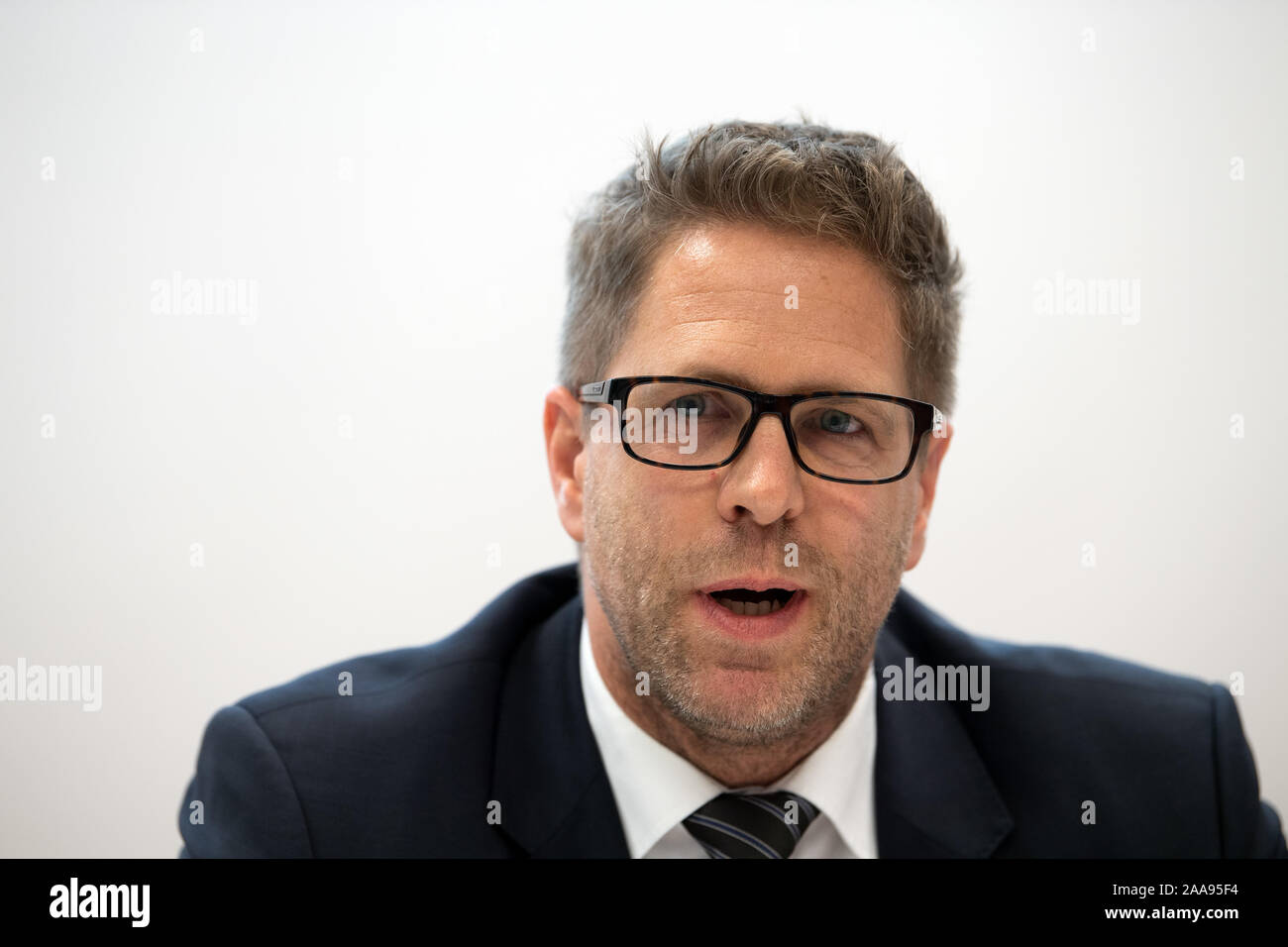 Duesseldorf, Germany. 20th Nov, 2019. Michael Reska, Head of Department ...