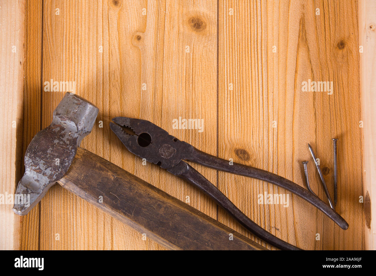 Various hand tools hi-res stock photography and images - Alamy