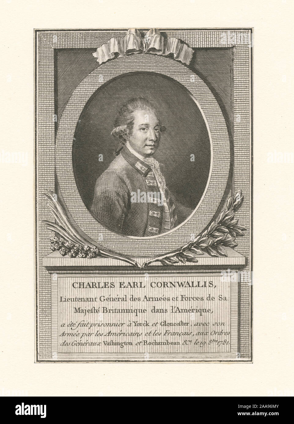 Charles cornwallis lieutenant general hi-res stock photography and ...