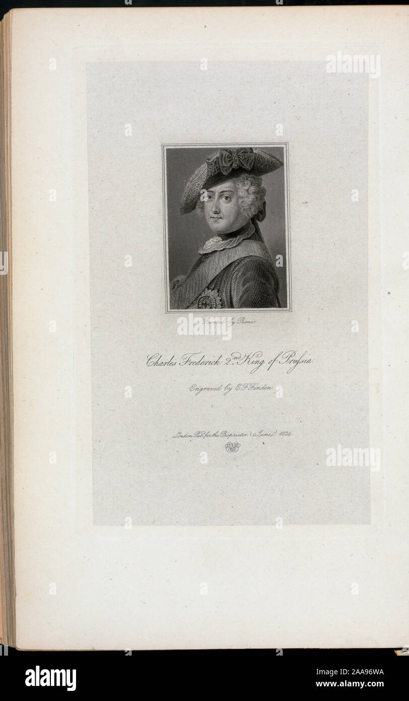 EM15233; Charles Frederick 2nd, king of Prussia Stock Photo - Alamy