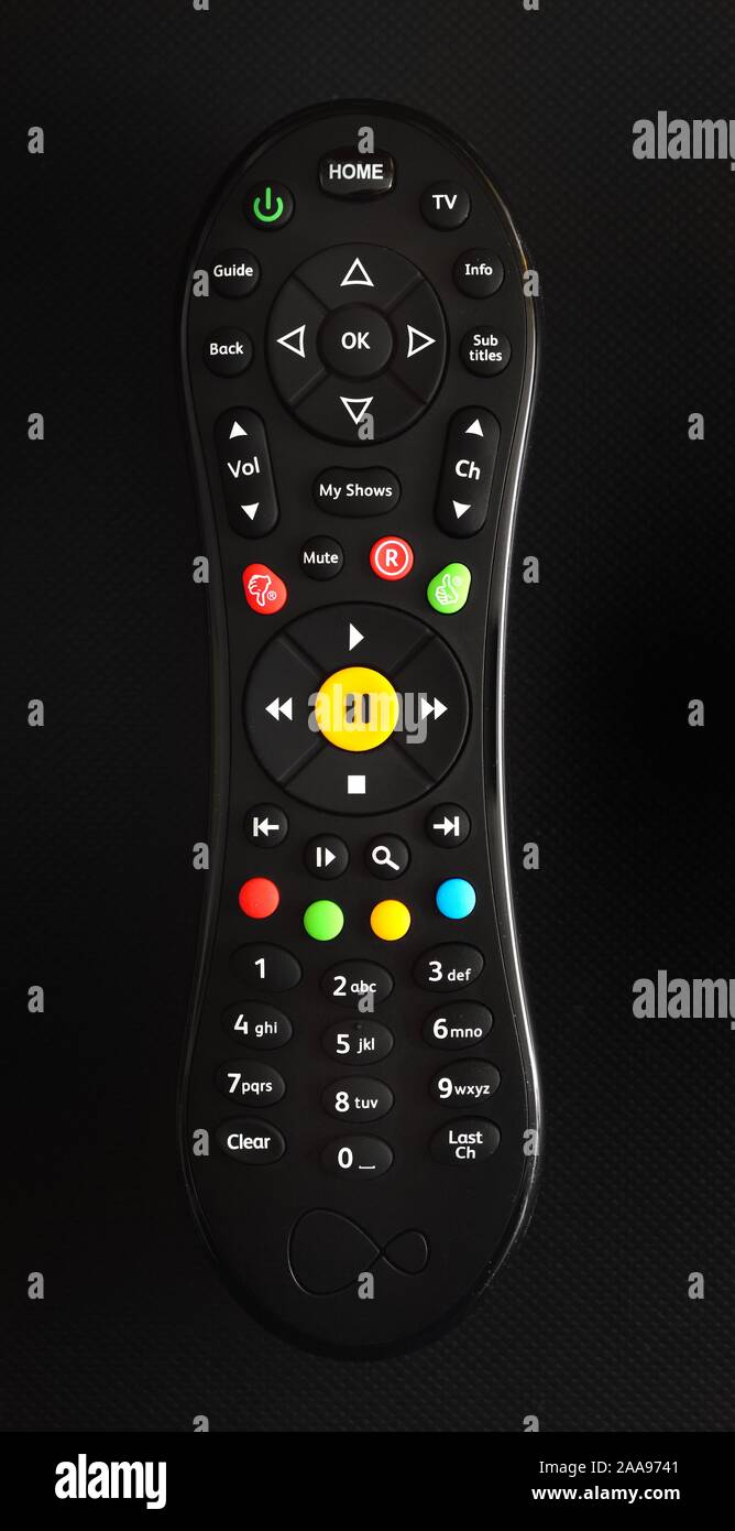 Virgin Media Remote Control On A Black Background Stock Photo Alamy virgin-media-remote-control-on-a-black-background-stock-photo-alamy