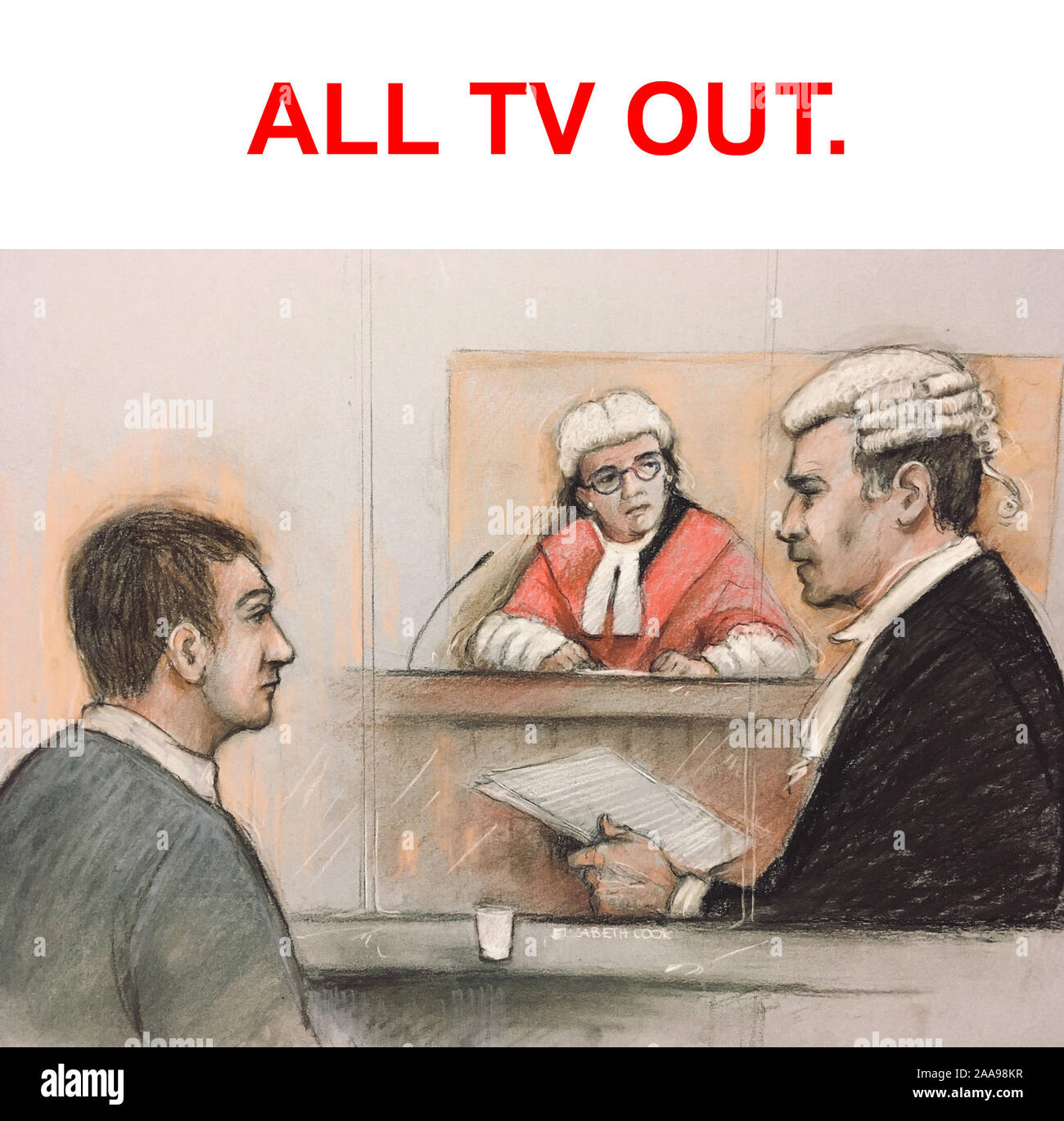 Gone on trial accused murdering three pensioners hi-res stock ...