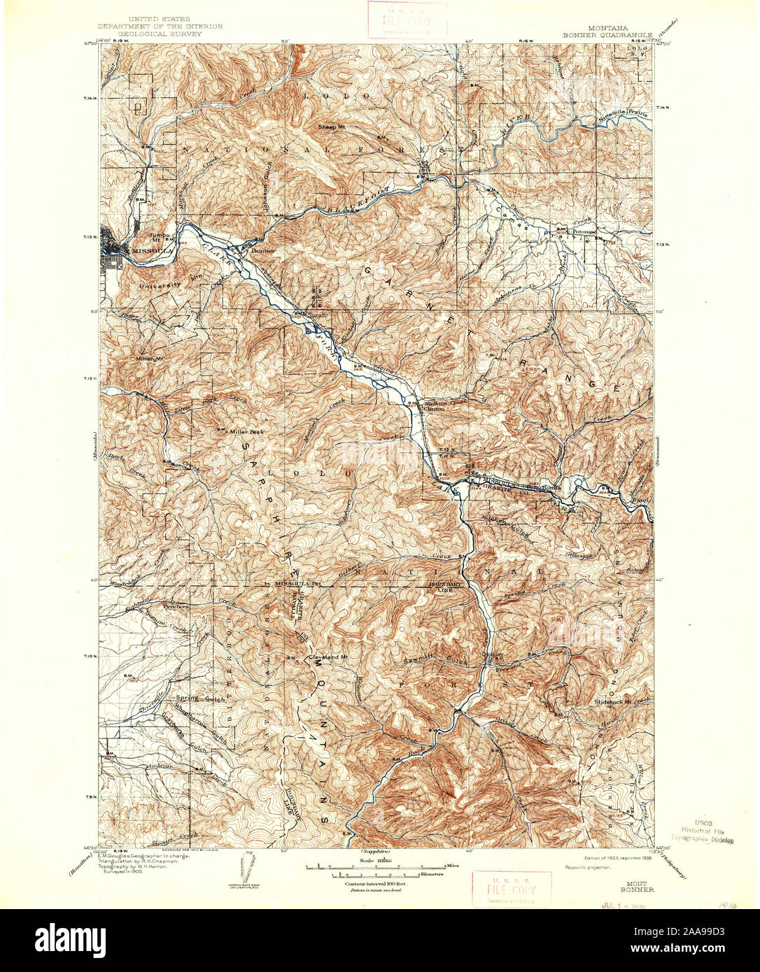Map of bonner hi-res stock photography and images - Alamy