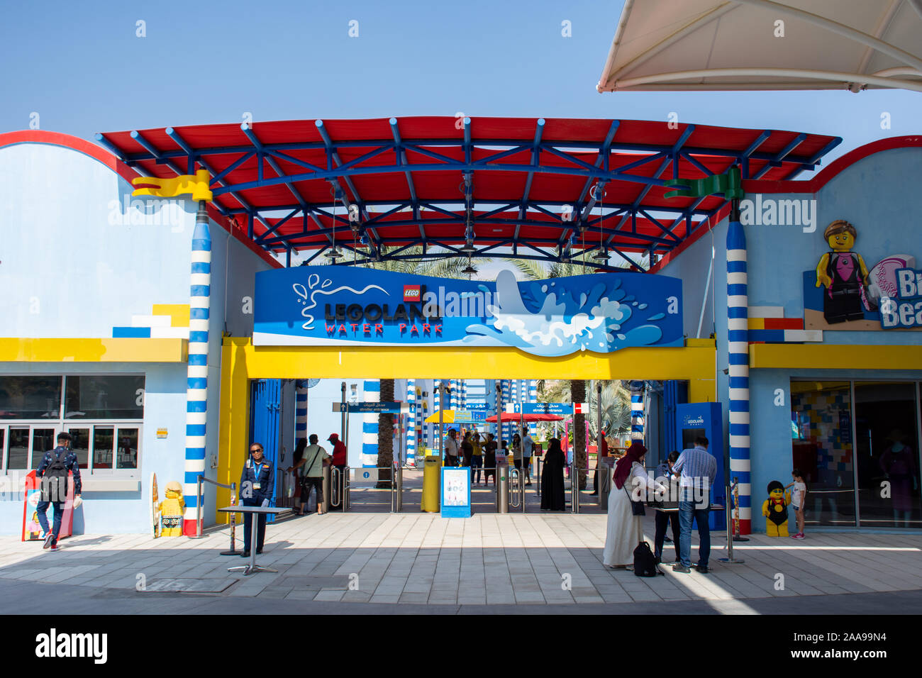 "Dubai, Dubai/United Arab Emirates - 11/16/2019: Legoland Dubai Water ...